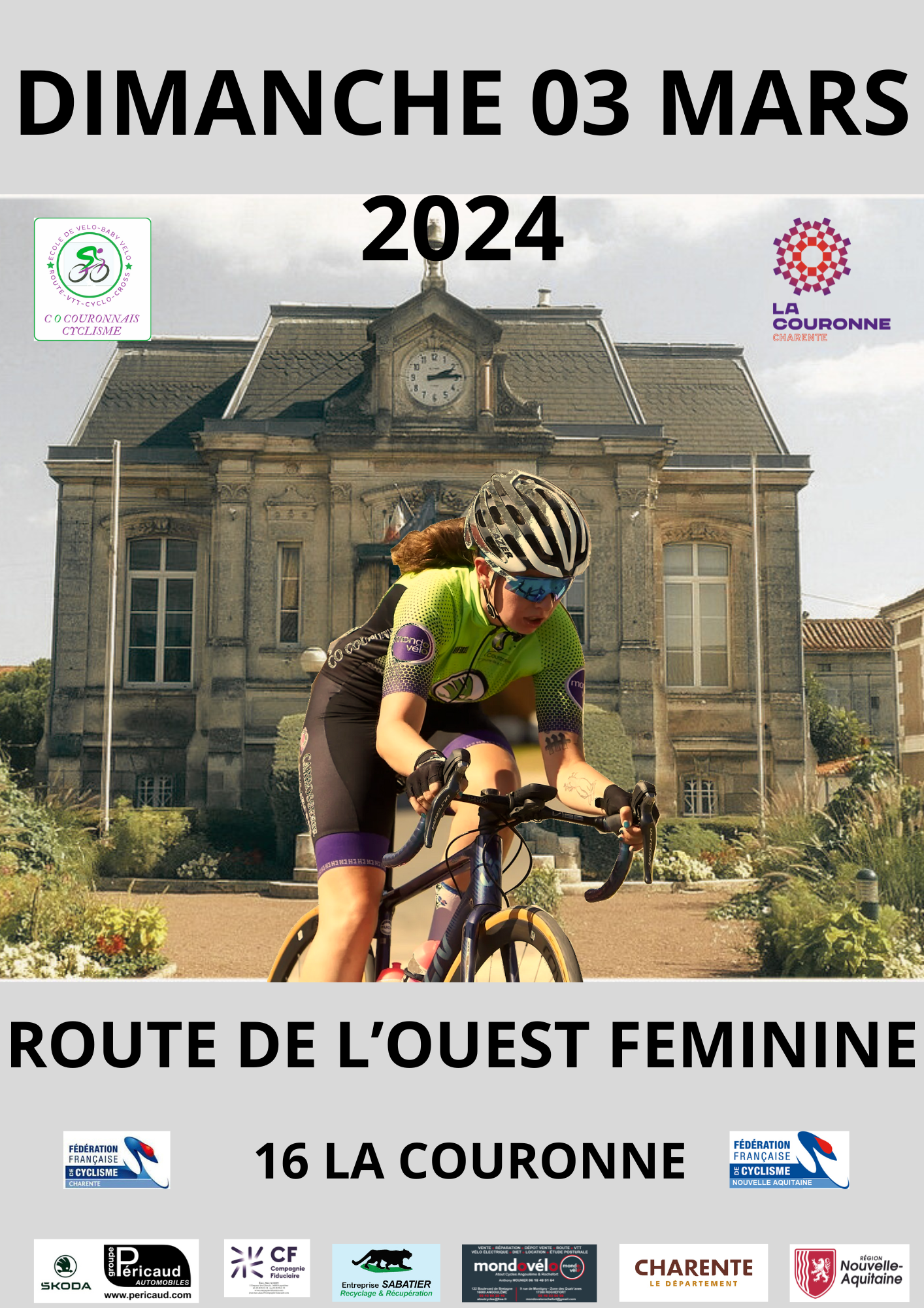 Sud Gironde – CYCLISME — — 3 Mars 2024, la Route de l’Ouest Féminine à ...